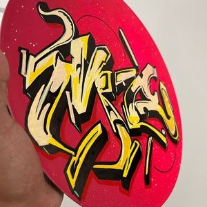 Art | Original Handpainted Grafitti On A Vinyl Record Wild Style New ...